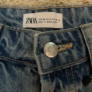 Zara | Shorts | Zara Blue Jean Shorts | Poshmark